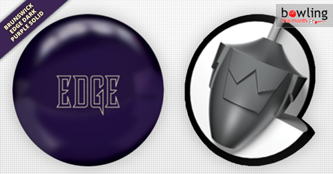 Brunswick Edge Dark Purple Solid Bowling Ball Review | Bowling This Month